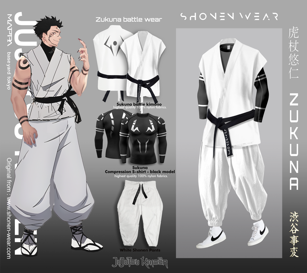 Set / Sukuna battle Drop – Shonenwear.company